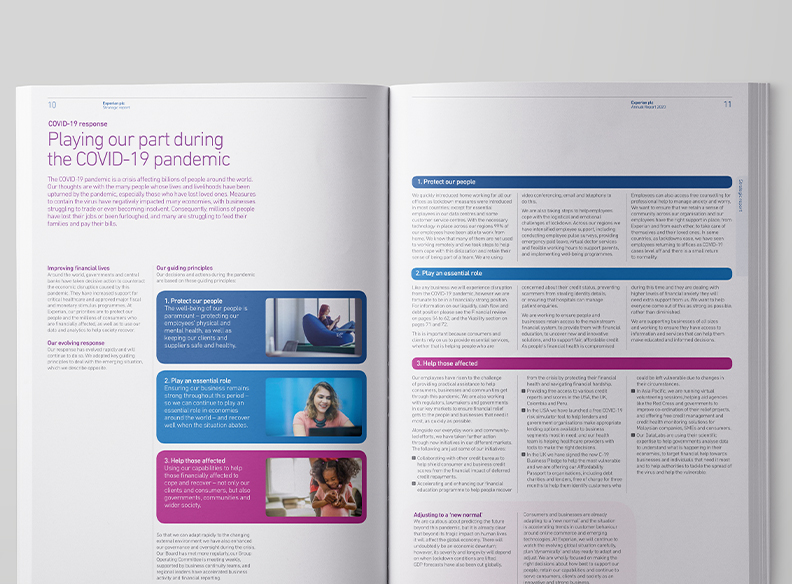 Experian Annual Report 2019 | Friend Studio